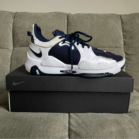 Nike | Shoes | Nike College Navy Basketball Shoes | Poshmark